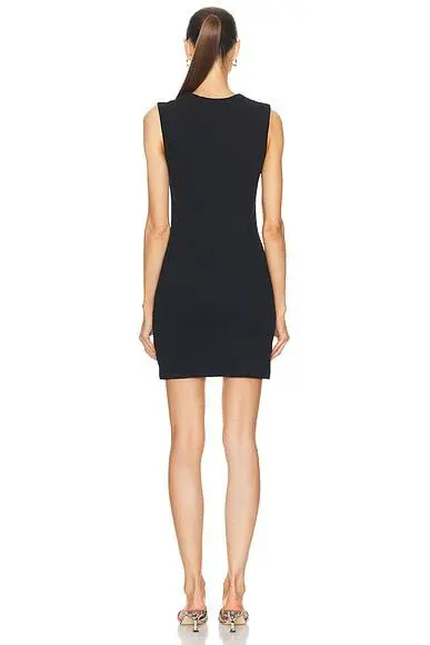 Enza Costa Textured Jacquard Sleeveless Dress