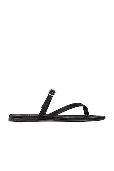 Saint Laurent Laszlo Flat Slide Sandals