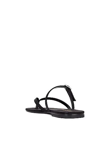 Saint Laurent Laszlo Flat Slide Sandals