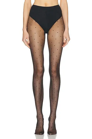 Falke Dot Tights - Black