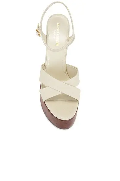 Saint Laurent Bianca Platform Sandal