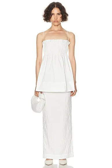 HELSA Crinkle Maxi Skirt