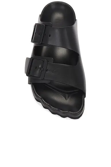 Balenciaga Leather Sunday Sandals - Black