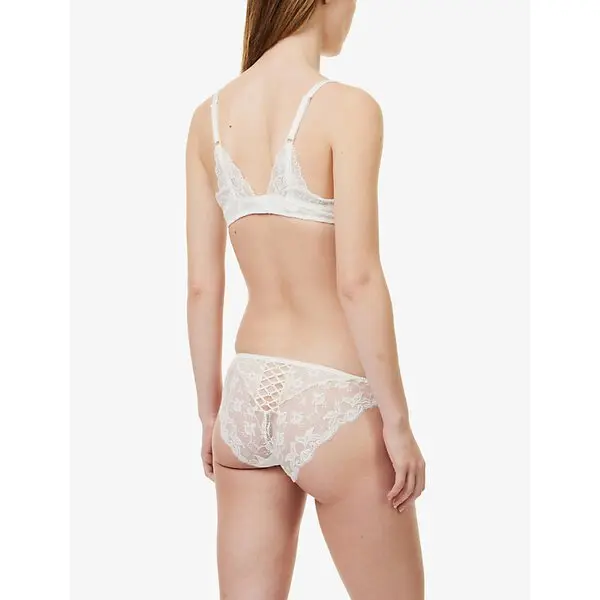 AUBADE Rosessence Stretch-lace Half-cup Bra - Opale
