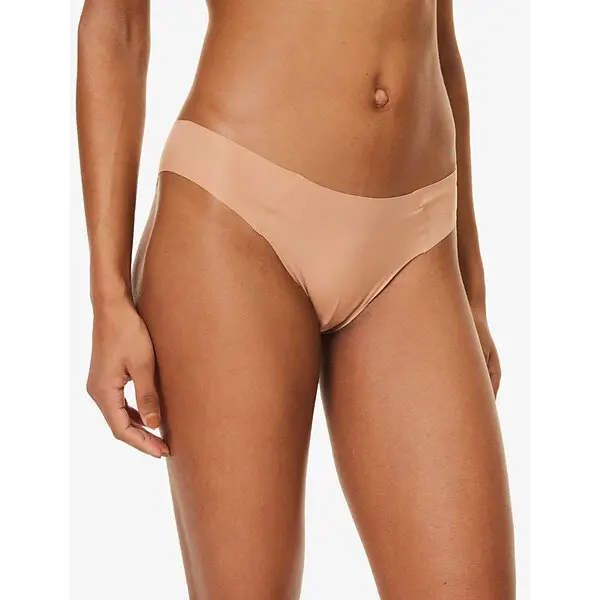 SLOGGI Zero Feel 2.0 Stretch-jersey Tanga Briefs - Nostalgic Brown
