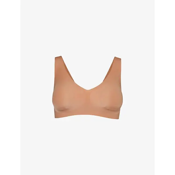 SLOGGI Zero Feel 2.0 Stretch-jersey Bralette - Nostalgic Brown