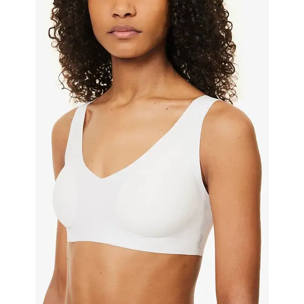 SLOGGI Zero Feel 2.0 Stretch-jersey Bralette - Silk White