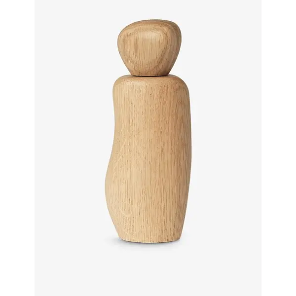 FERM LIVING Pebble Wooden Seasoning Grinder 18.8cm - Oak