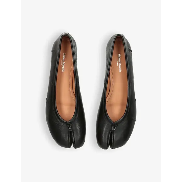 MAISON MARGIELA Tabi Split-toe Leather Ballet Flats