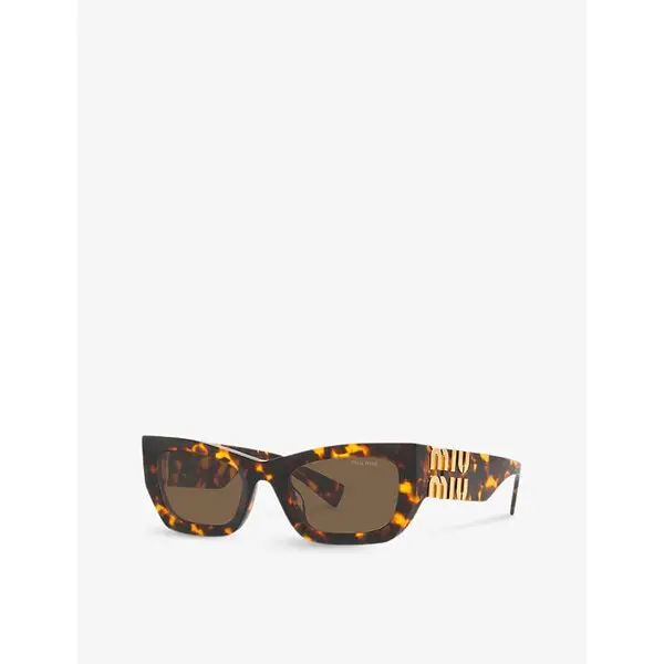 Miu Miu Mu 09ws Rectangular Sunglasses