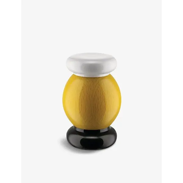 ALESSI Ettore Sottsass Painted Beechwood Salt And Pepper Castor 11cm - Nocolor