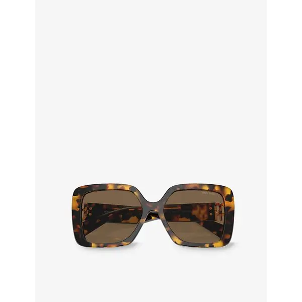 Miu Miu Butterfly-frame Acetate Sunglasses