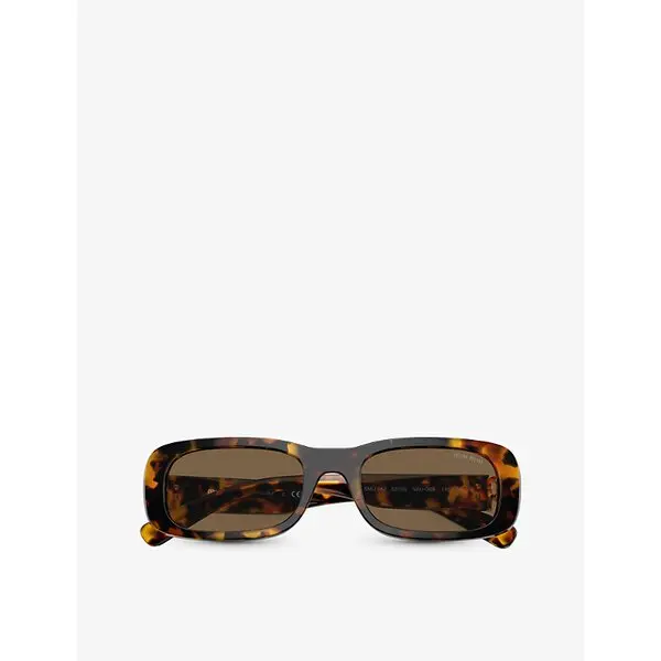 Miu Miu Mu 08zs Rectangle Sunglasses