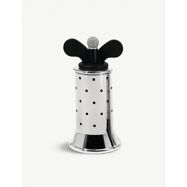 ALESSI Stainless Steel Pepper Mill 13.2cm - Black