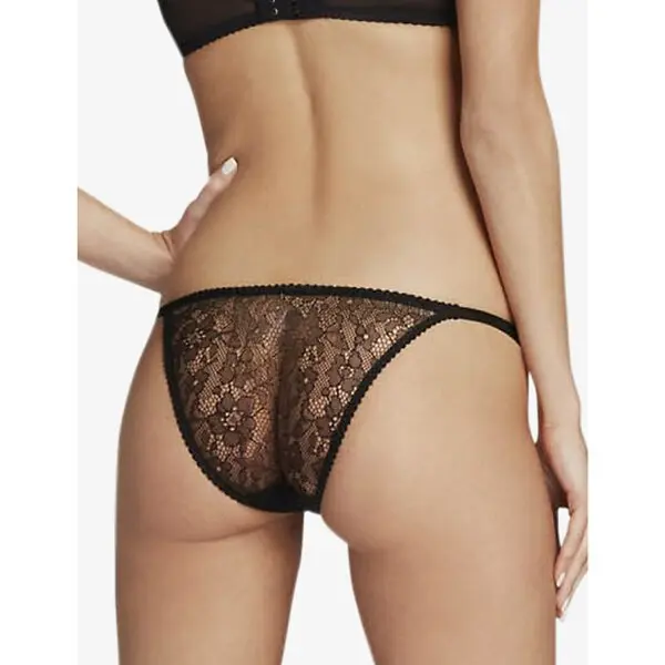 Agent Provocateur Lorna Low-rise Lace Briefs - Black
