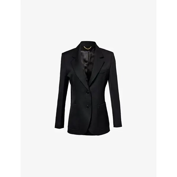 Victoria Beckham Single-breasted Woven-blend Blazer