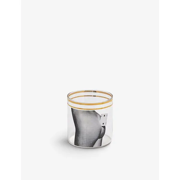 SELETTI Wears Toiletpaper Two Of Spades Glass 8.5cm - One-color