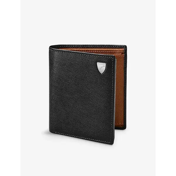 ASPINAL OF LONDON Billfold Logo-embellished Leather Wallet