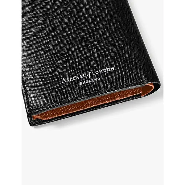 ASPINAL OF LONDON Billfold Logo-embellished Leather Wallet