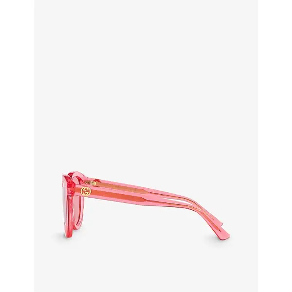 Gucci Gg1315s Round-Frame Sunglasses In Pink - 50% Off  display picture 1