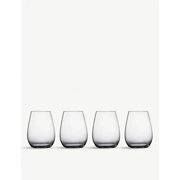 MARQUIS Moments Stemless Wine Glasses Set Of Four - One-color
