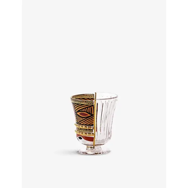 SELETTI Rodina Hybrid Patterned Glasses Set Of Three - One-color