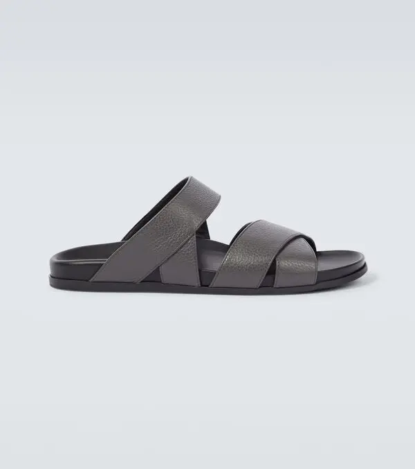 Manolo Blahnik Inezmu Leather Sandals