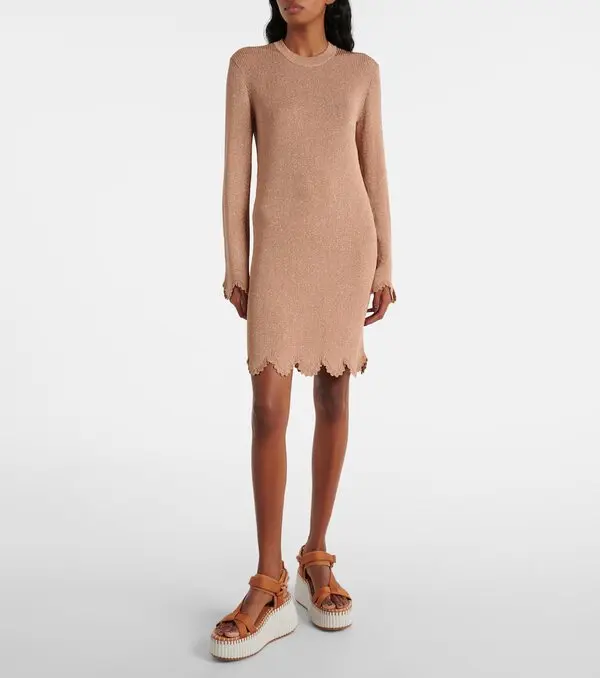 Chloé Nama 80 Wedge Sandals