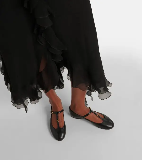 Chloé Marcie Leather Flats
