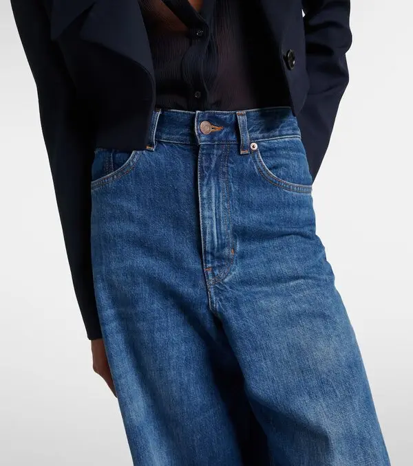 Chloé High-rise Wide-leg Jeans - Blue