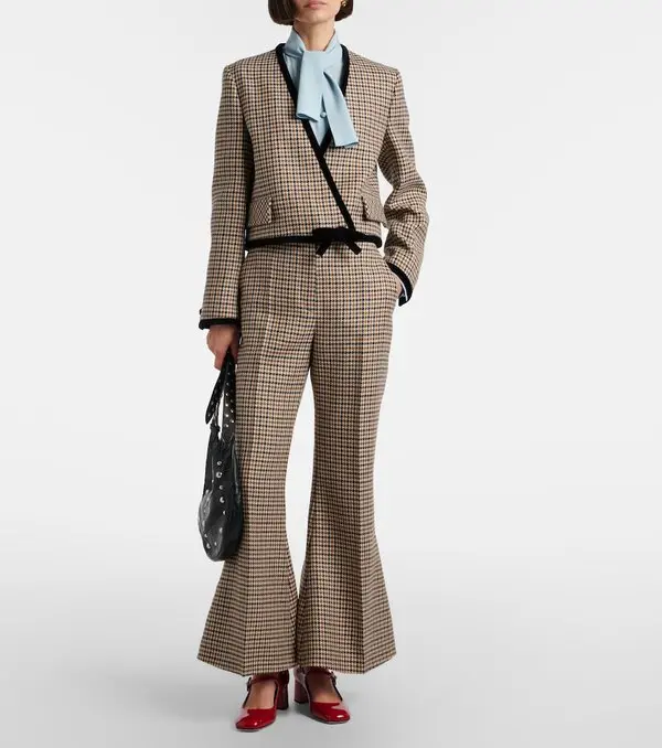 Valentino Garavani Tie-neck Silk Crêpe De Chine Shirt - Blue