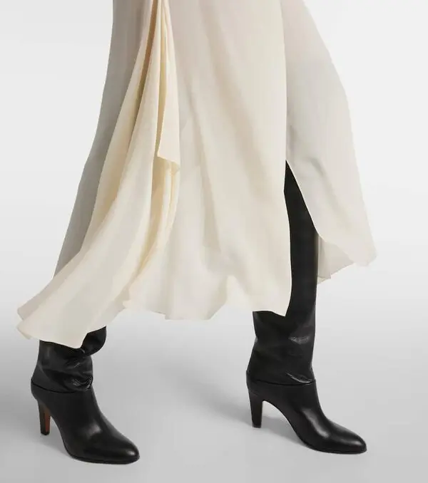 Chloé Mid-rise Silk Georgette Culottes