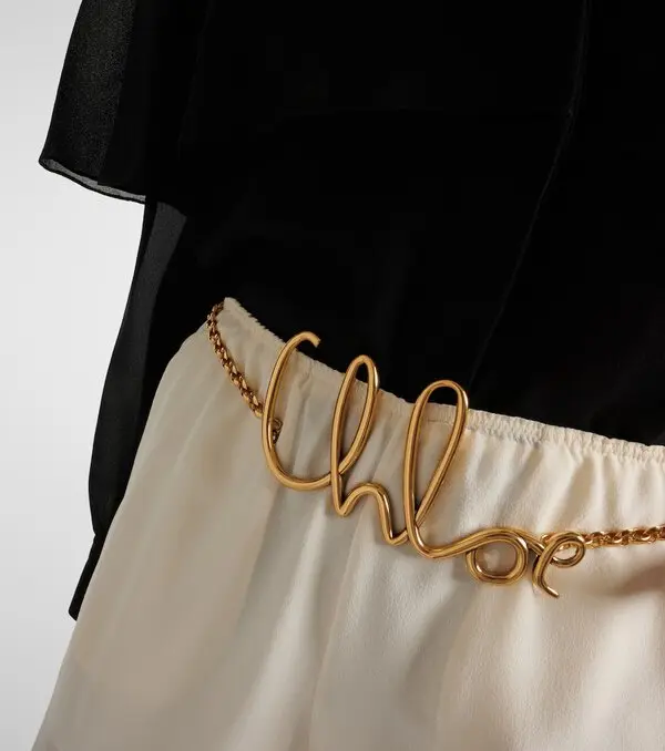 Chloé Iconic Chain Belt - Gold