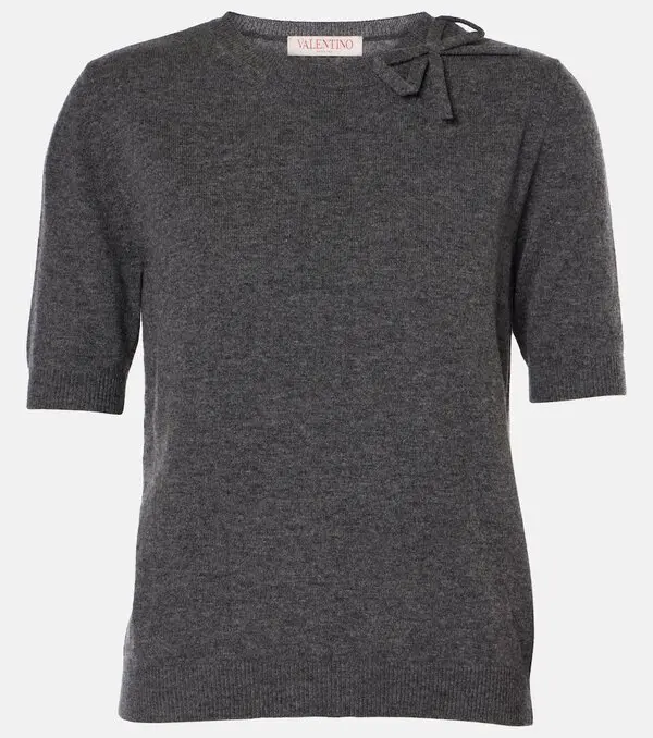 Valentino Garavani Virgin Wool T-shirt - Grey