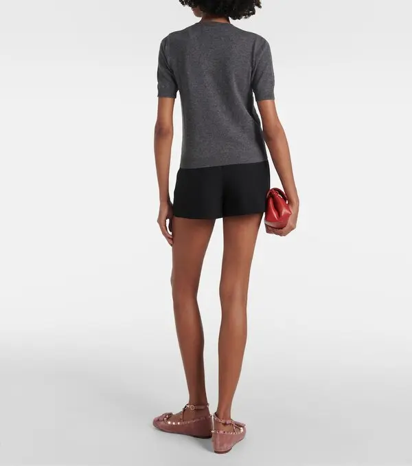 Valentino Garavani Virgin Wool T-shirt - Grey