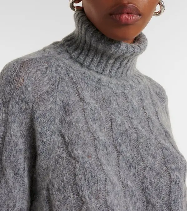 Brunello Cucinelli Wool And Mohair Turtleneck Sweater