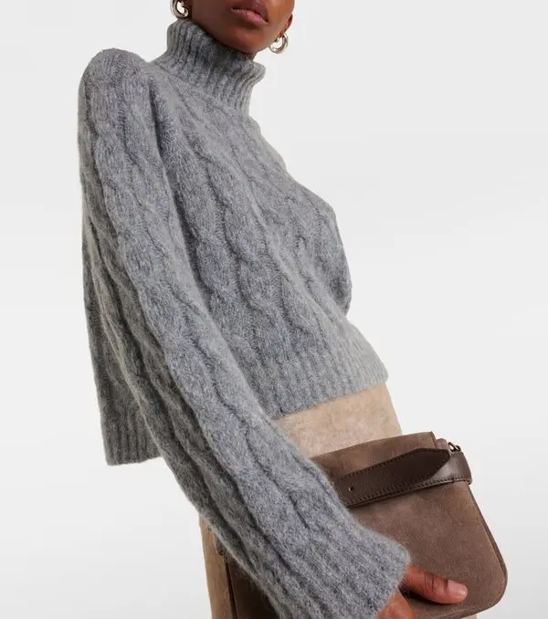 Brunello Cucinelli Wool And Mohair Turtleneck Sweater