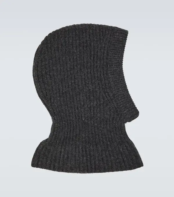 Lemaire Ribbed-Knit Wool Snood In Grey - 20% Off | Editorialist