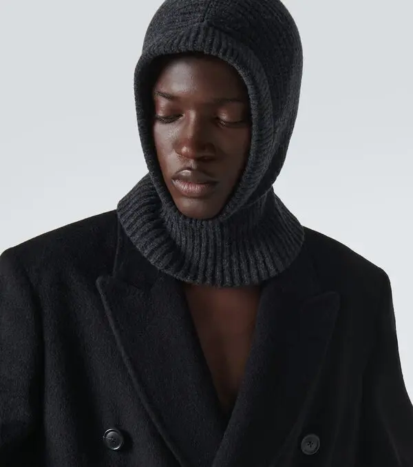 Lemaire Ribbed-Knit Wool Snood In Grey - 20% Off | Editorialist