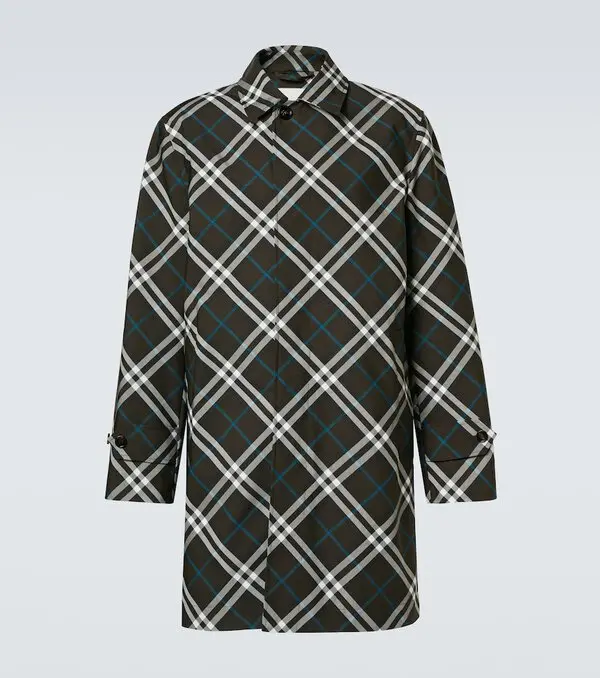 Burberry Check Print Raincoat - Multicoloured