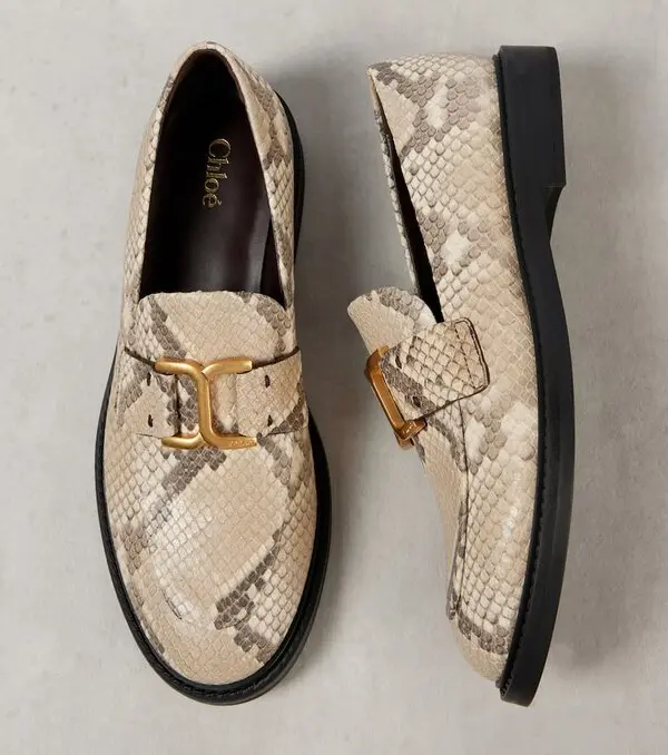 Chloé Marcie Leather Loafers