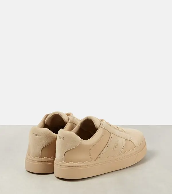 Chloé Lauren Leather Sneakers