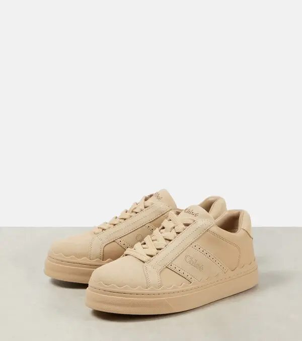 Chloé Lauren Leather Sneakers