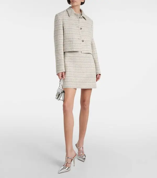Valentino Garavani Mossi Cotton-blend Jacket