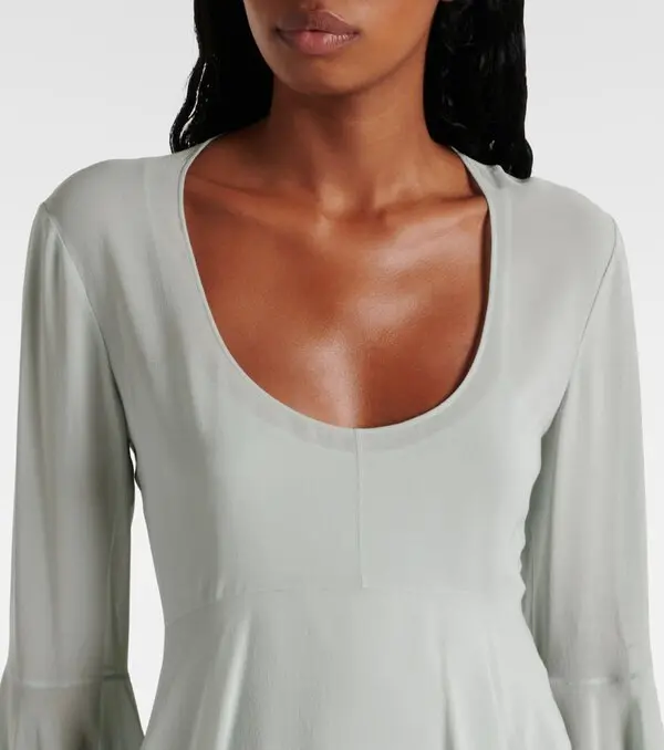 Chloé Silk Chiffon Mini Dress