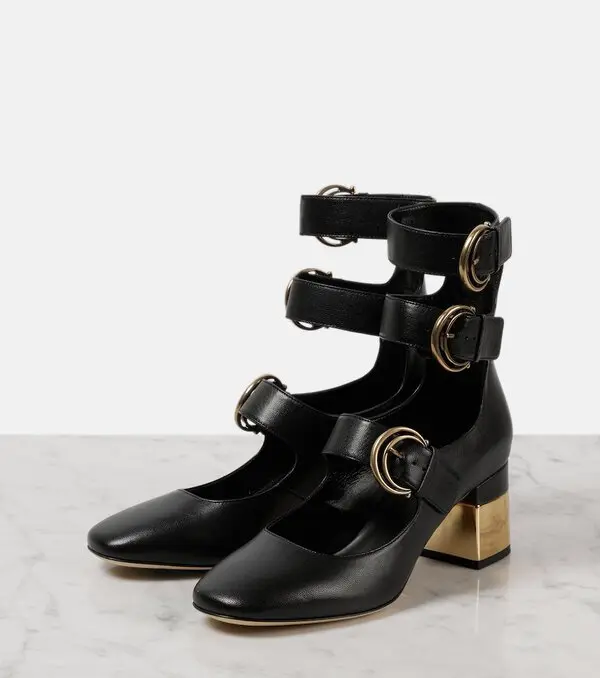 Chloé Alizè Leather Pumps