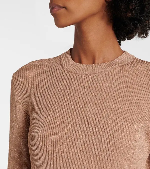 Chloé Scalloped Sweater Dress - Pink