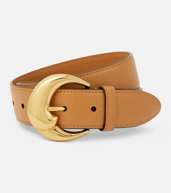 Etro Paisley Leather Belt - Brown