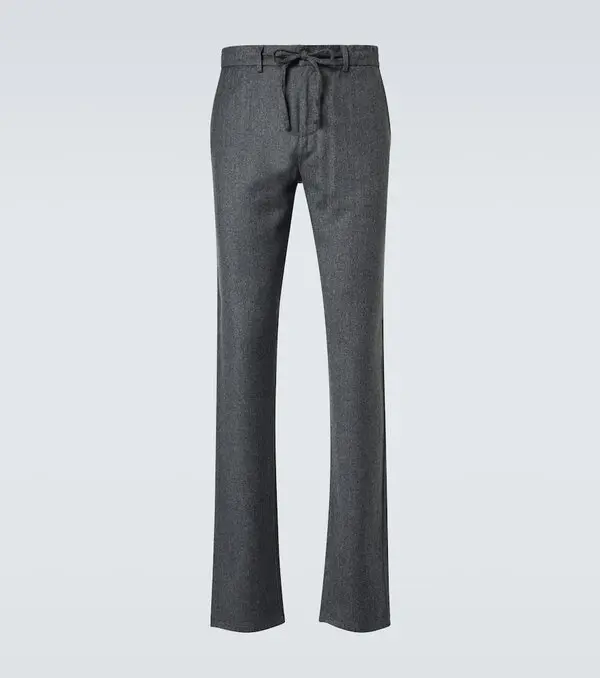 Canali Wool Straight Pants