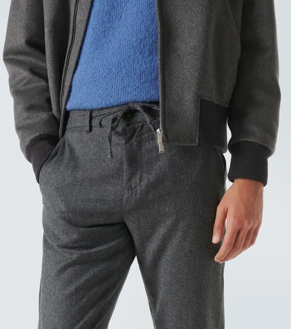 Canali Wool Straight Pants